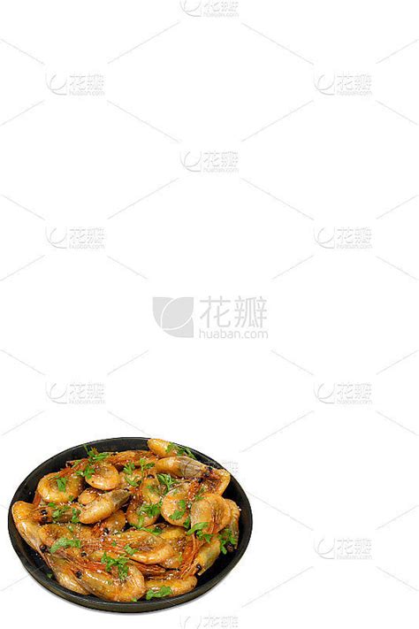 用平底锅煎虾