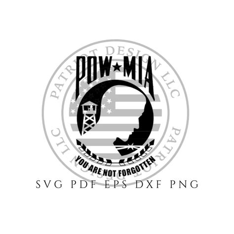 Pow Mia Logo Vector At Collection Of Pow Mia Logo