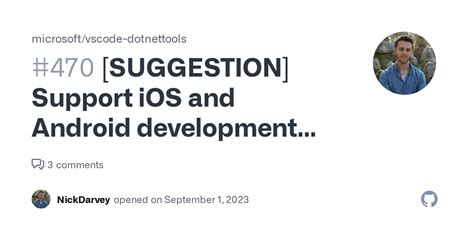 Suggestion Support Ios And Android Development Without Maui · Issue