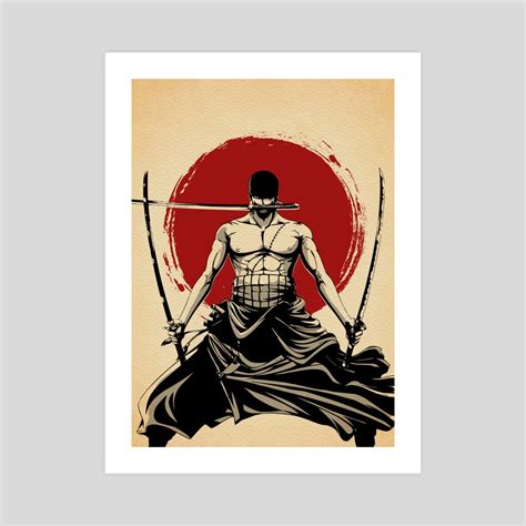 Zoro Vintage An Art Print By Illust Artz Inprnt