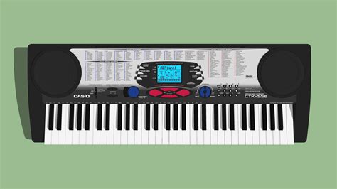 Synthesizer Keyboard Casio Ctk558 3d Model By Spiritswitchboard