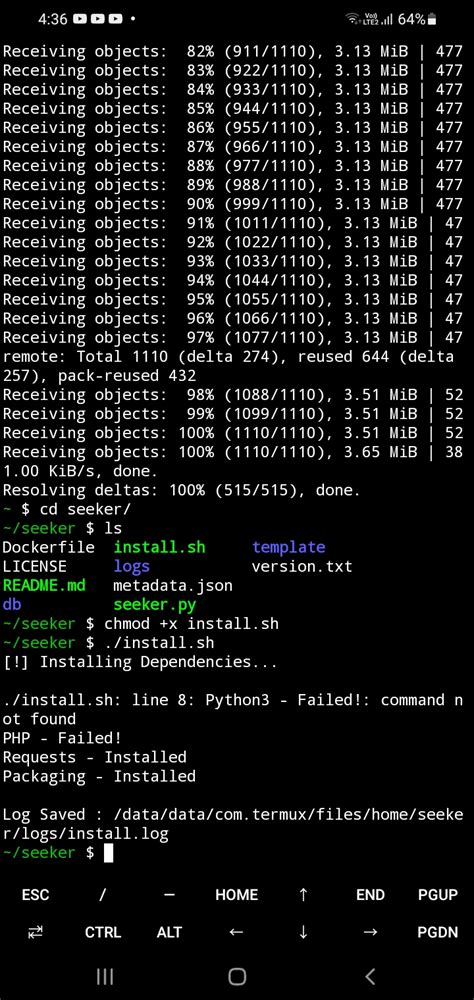 Pls Help I Have Installed All Needed Pkgs Issue 361 Thewhiteh4t