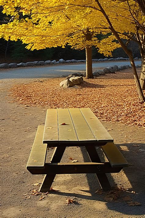 자갈길 위의 피크닉 테이블 배경 배경 화면 및 일러스트 무료 다운로드 Pngtree