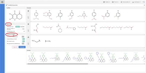 Scaffold Based Enumeration Chemaxon Docs