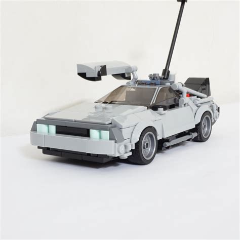 Lego Moc Delorean Time Machine By Kmpmocs Rebrickable Build With Lego