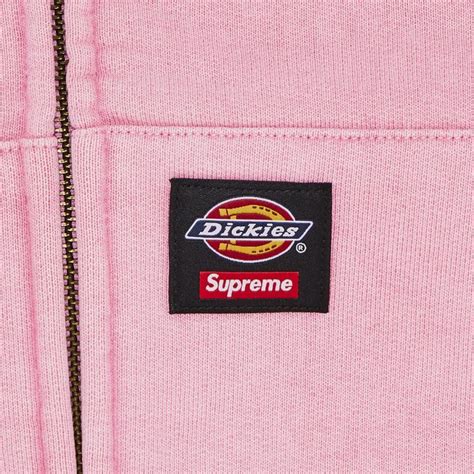 Buy Supreme X Dickies Quilted Lined Zip Up Hooded Sweatshirt Dusty