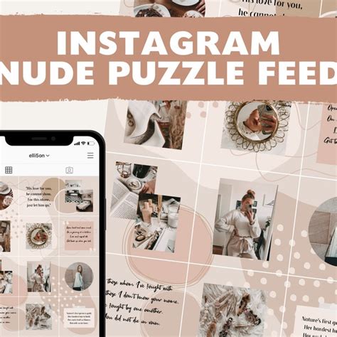 Nude Instagram Puzzle Feed Etsy