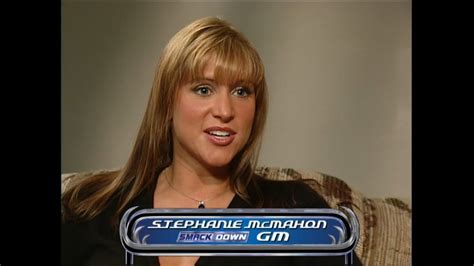 Michael Cole Interviews Stephanie Mcmahon Before No Mercy Smackdown Oct 16 2003 Youtube
