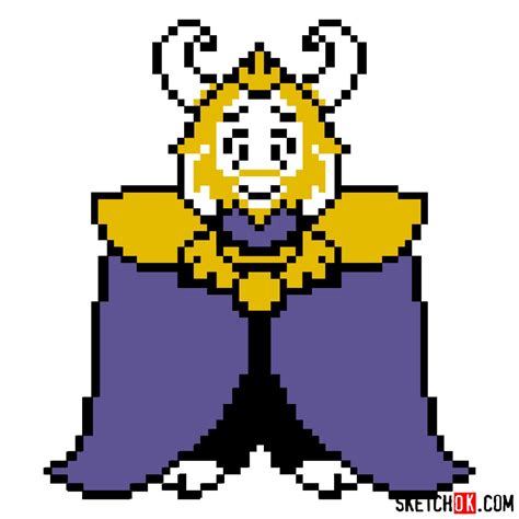 Asgore Pixel Art