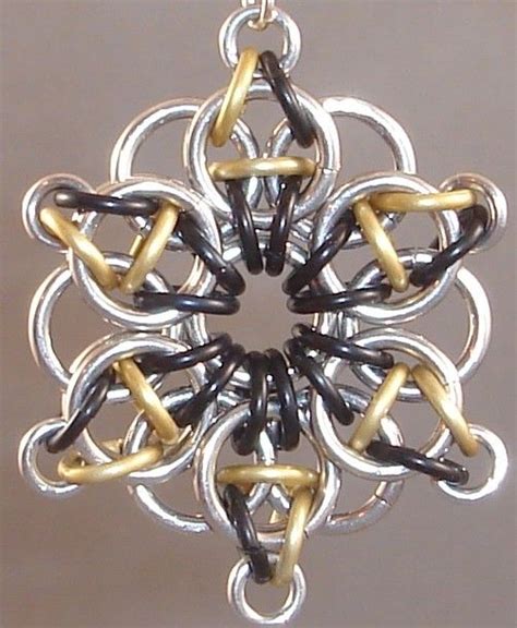 Chainmaille Celtic Star Pendant