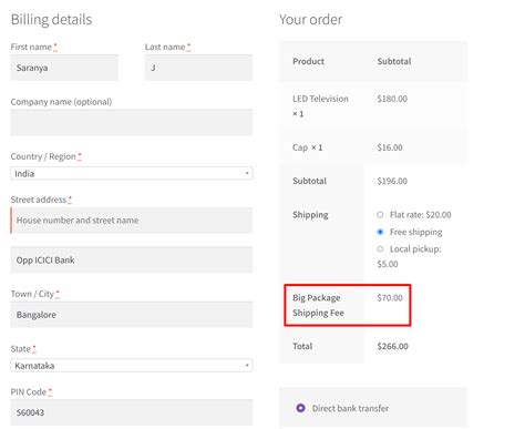 How To Add A Woocommerce Fee Based On Shipping Class And Item Quantity Tyche Softwares