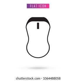 Computer Mouse Cursor Outline Vector Flat Stock Vector Royalty Free 1064488058 Shutterstock