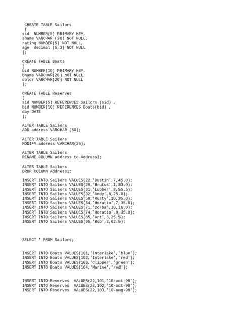 dbms pdf information science sql