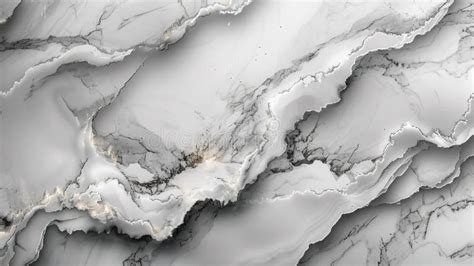 White And Gray Marble Texture High Quality Natural Pattern Wallpaper
