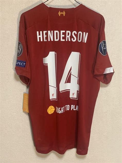 ォーム ヘンダーソン ユニフォーム リバプール クラブw杯 イングランド 新品 タグ付き でチームを