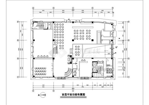 合肥市某商业街7层框架结构商务酒店平面装修设计cad图纸商务酒店土木在线