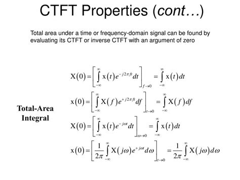 ppt the continuous time fourier transform ctft powerpoint