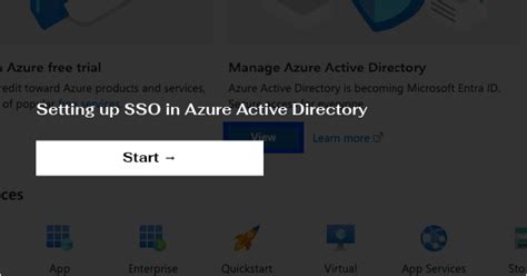 Setting Up Sso In Azure Active Directory