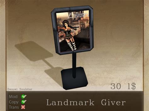 Second Life Marketplace Landmark Giver