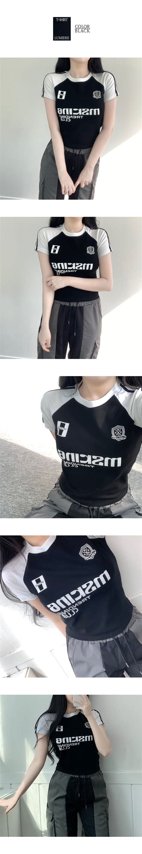 당일출고 인생핏 로쏘 티 반팔 반팔티 반팔티셔츠 티셔츠 여름 여름티셔츠 여름반팔 크롭 크롭티 크롭니트 반팔니트 여름니트 리본 골지니트 뉴진스 레터링 레이어드 프린팅