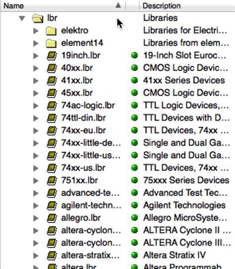 eagle clean up the parts list by disabling libraries bald engineer