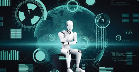 Mlp Futuristic Robot Artificial Intelligence Huminoid Ai For Industrial
