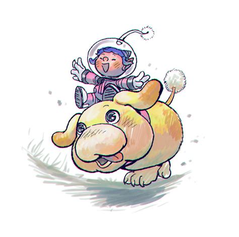 Rescue Officer And Oatchi Pikmin And 1 More Drawn By Asaikaina Danbooru