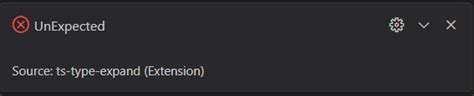 Is This Extension Broken Issue D Kimuson Ts Type Expand GitHub