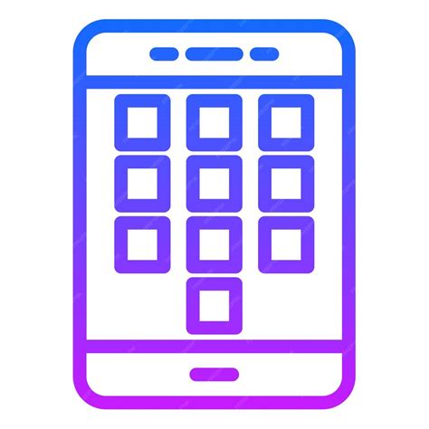 Premium Vector Dial Pad Vector Illustration