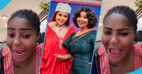 Hajia Bintu Rocks Cleavage Baring Crop Top And Tight Bell Bottom