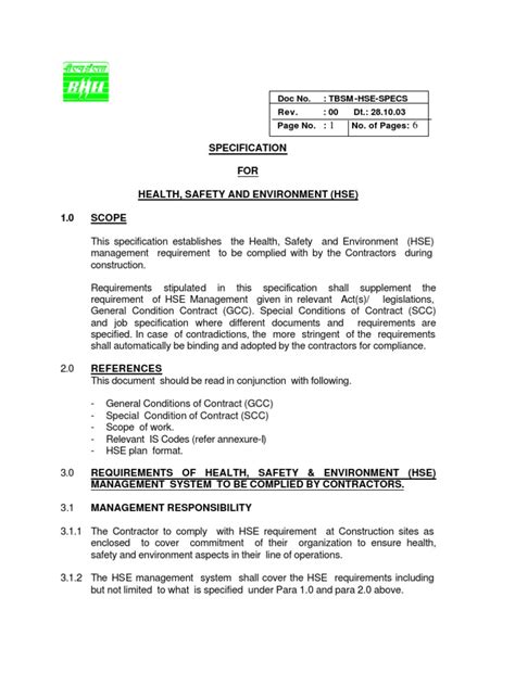 Pdf 5 Hse Specification Dokumen Tips