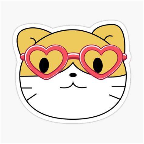 Copy Of Funny Cat With Funky Sunglasses Depicting Funny Cute Cat