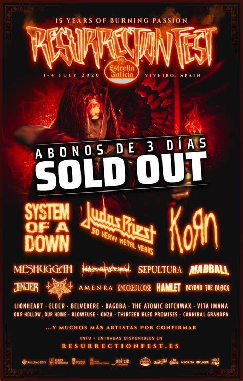 El Resurrection Fest Estrella Galicia 2020 Ha Agotado Todos Sus Abonos