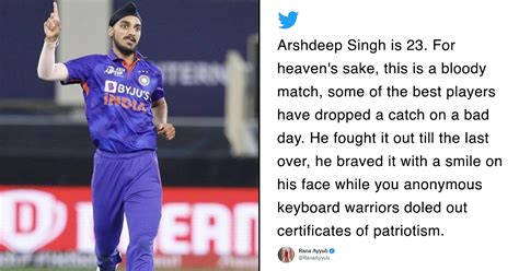 The Trolling Of Arshdeep Singh For Dropping One Catch Is A New Low