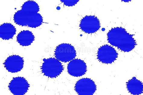 Пятна цвета чернил стоковое фото изображение насчитывающей украшение