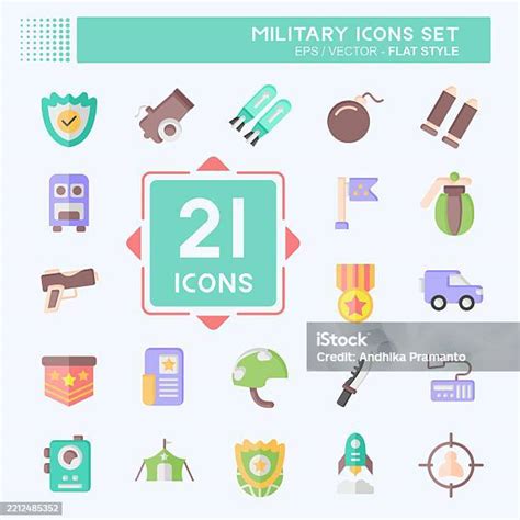 아이콘 세트 군사 전쟁 상징과 관련이 있습니다 플랫 스타일 디자인 편집 가능 공장 산업 건물에 대한 스톡 벡터 아트 및 기타 이미지 공장 산업 건물 교육 교통수단