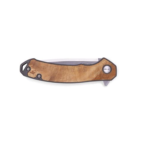 Edc Burl Wood Pocket Knife Lance Maple Burl 604200 Carved Knives