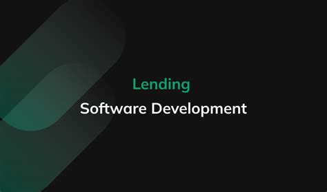 Lending Software Development Company