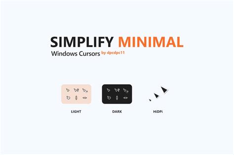 Simplify Minimal Windows Cursors By Dpcdpc11 On DeviantArt