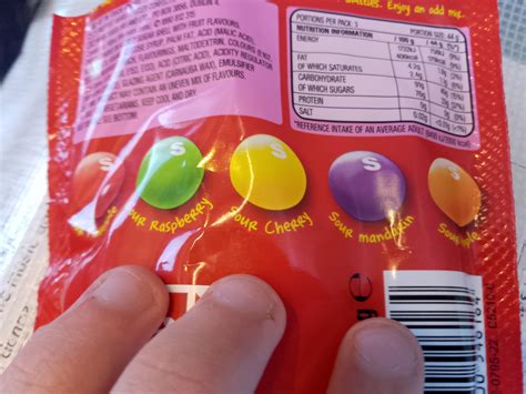 Misprint On My Skittles Packet Rmildlyinteresting