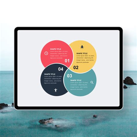 Overlap Circle Rotation PowerPoint Templates PowerPoint Free