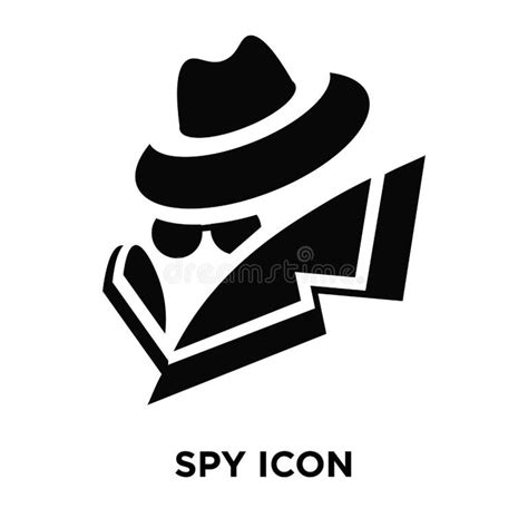 Spy Icon Black White Stock Illustrations 7292 Spy Icon Black White