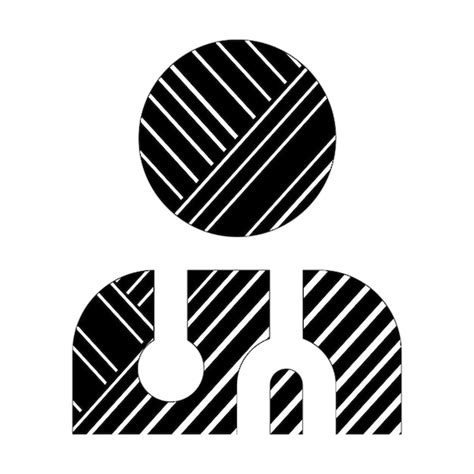 Premium Photo Photo Icons User Md Icon Black White Diagonal Lines