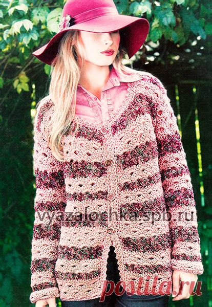 Жакет с узором «ракушка Елена Вязалочка Лучшие Схемы и Модели 2018 201 В1 Вязание кофты