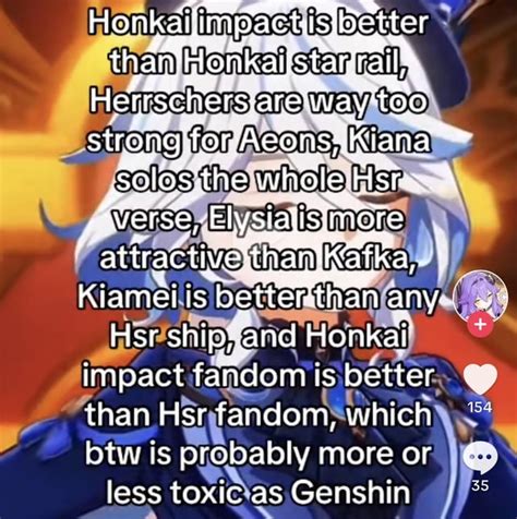 Can Kiana Really Solo The Hsr Universe As This Tiktok Video Claims R