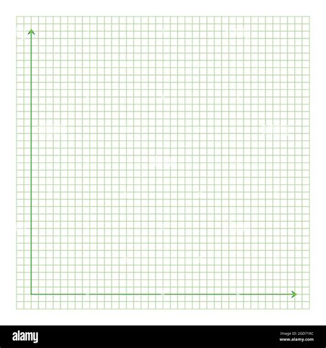 Grid Paper Mathematical Graph Cartesian Coordinate System With X Axis