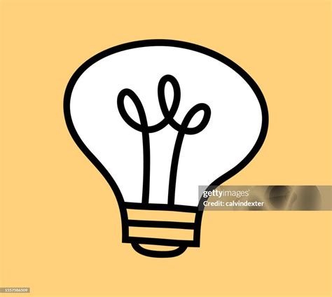 Light Bulb Cartoon Drawing High Res Vector Graphic Getty Images