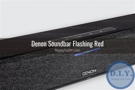 Denon Soundbar Not Working How To Fix Reset Ready To Diy