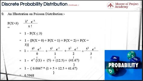 Probability Using Poisson Distribution Brain Sensei