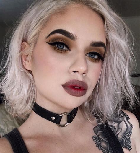 Goth Makeup Dark Makeup Makeup Art Grungy Makeup Halloween Make Up